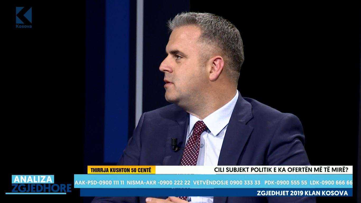 Visar Azemi: Partitë po përmendin pjesë që e joshin elektoratin, por ...