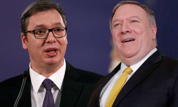 Pompeo me letër falënderuese për Vuçiqin – Klan Kosova