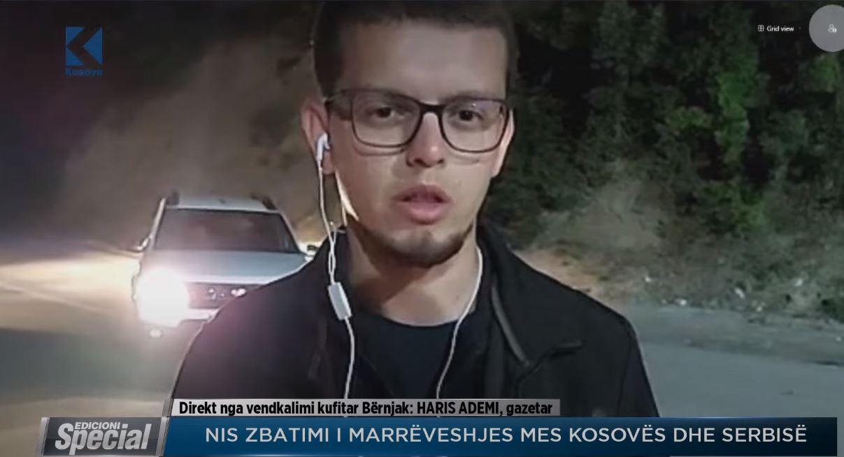 Edhe në Bërnjak gazetari i Klan Kosovës, është qytetari i parë që kalon ...