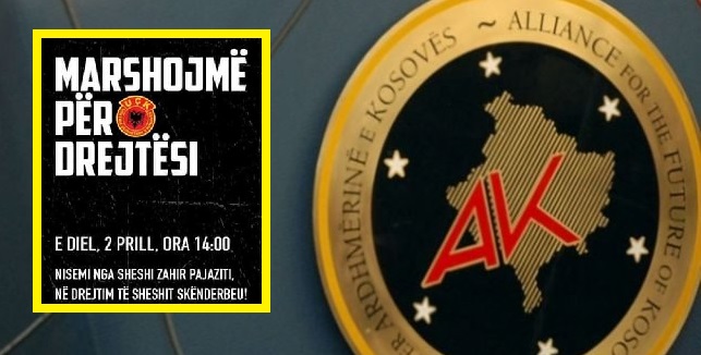 AAK në mbështetje të Marshit për Drejtësi – Klan Kosova