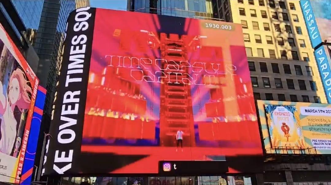 “Time Capsule II” zbarkon edhe në Times Square - Klan Kosova
