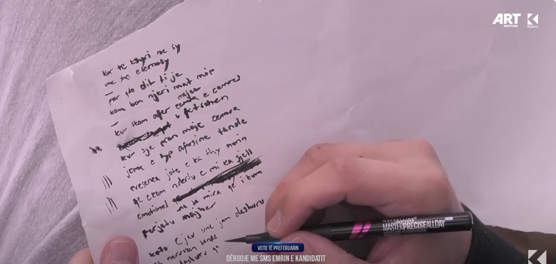 Azemi i shkruan letër dashurie Albës: Do të vazhdoj të luftoj (VIDEO ...