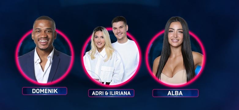 Më pak të preferuarit nga publiku: Domeniku, Adri-Iliriana dhe Alba ...