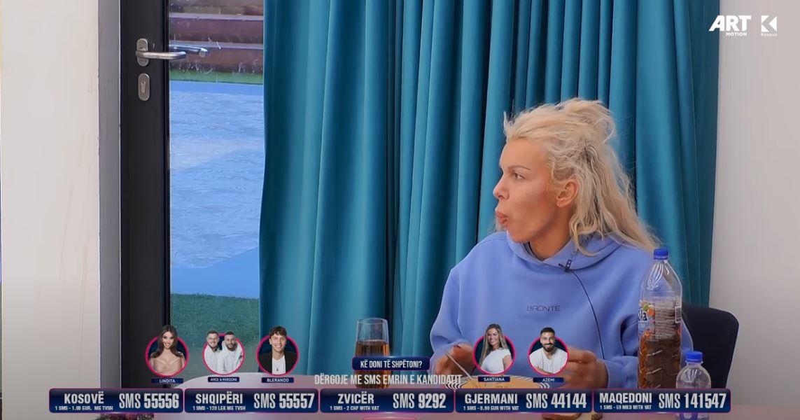 "A don me ardh me mu në banjo me këqyr çka po bëj?", Edona i drejtohet ...