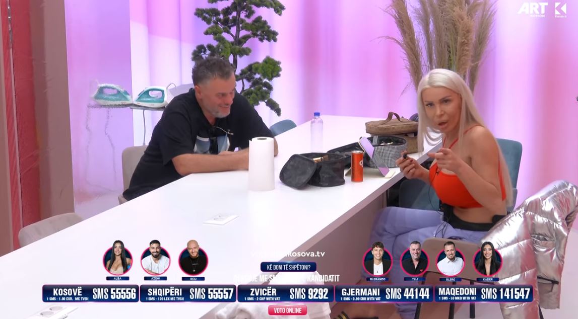 Mshele gojën, Edona e nervozuar me Lumbardhin (VIDEO) - Klan Kosova