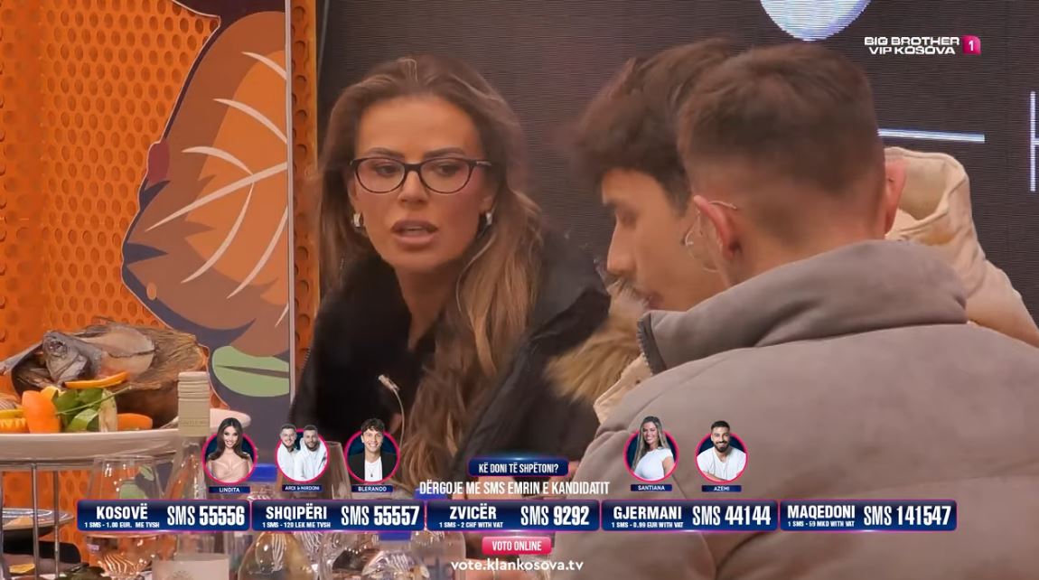 “Je tu gënjy” – Blerando tenton t’i replikojë Santianës por harron çka ...