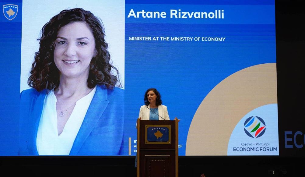 Rizvanolli në Forumin Ekonomik Kosovë-Portugali, prezanton projektet e ...