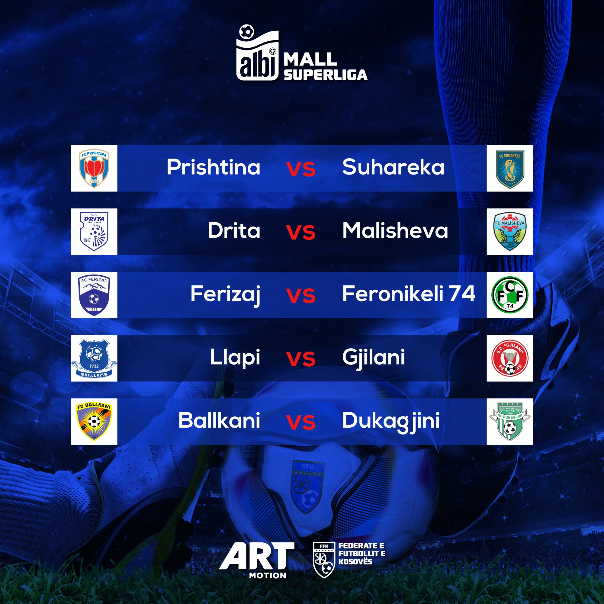 Llapi – Gjilani është derbi i parë në edicionin e ri të Albi Mall ...